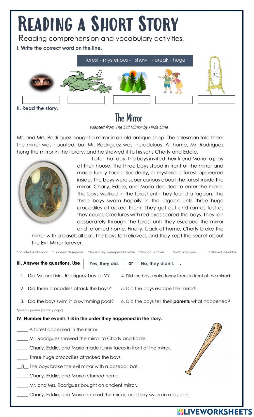 A1 Read and Com… | ESL Worksheets | 8213701