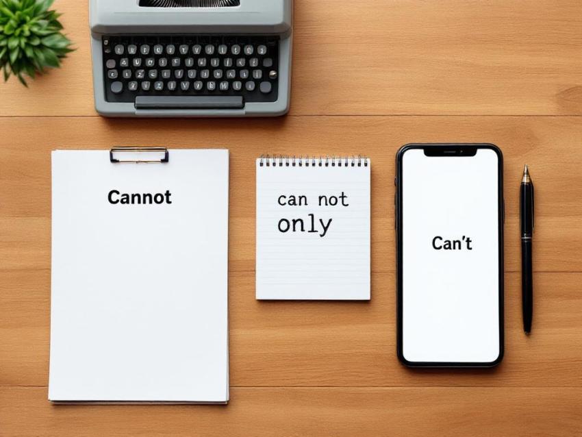 Cannot and Can Not: What Is the Difference (& Common