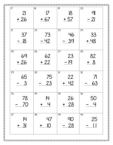 touch math adding worksheets free