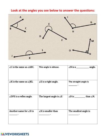 naming angles practice