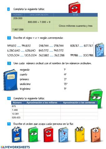 Hojas de ejercicios interactivas en 120 idiomas | LiveWorksheets