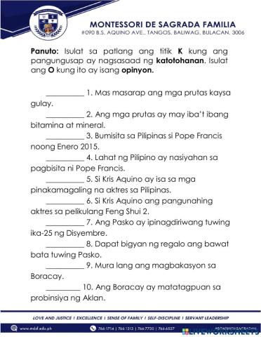 Hojas de ejercicios interactivas en 120 idiomas | LiveWorksheets