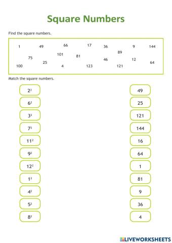 triangular numbers worksheet tes