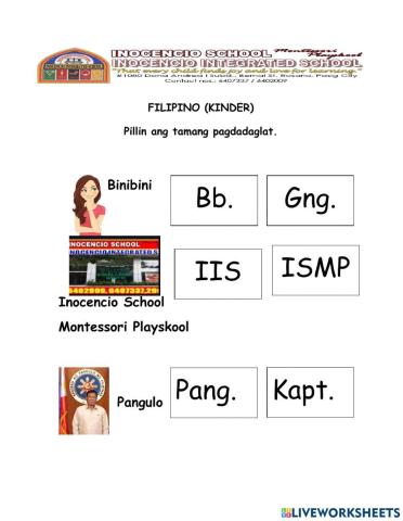 Worksheets | Live Worksheets