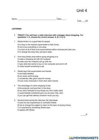 Jacek Mackiewicz | Live Worksheets