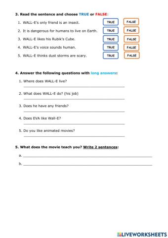 wall e worksheet environmental science