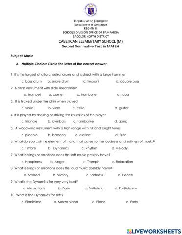 Worksheets | Live Worksheets