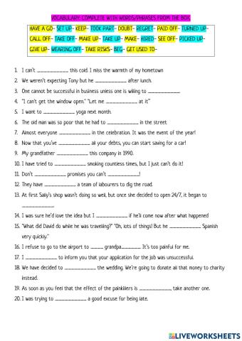 borioceciliam | Live Worksheets