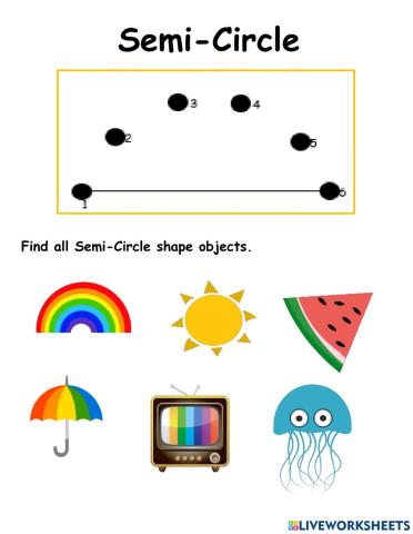 semi circle related objects