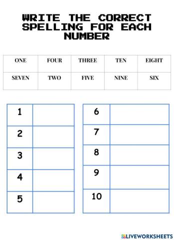 Hojas de ejercicios interactivas en 120 idiomas | LiveWorksheets