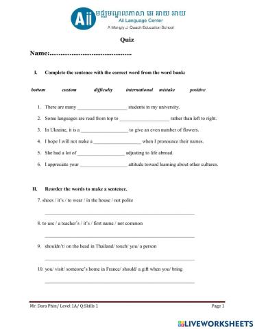 Hojas de ejercicios interactivas en 120 idiomas