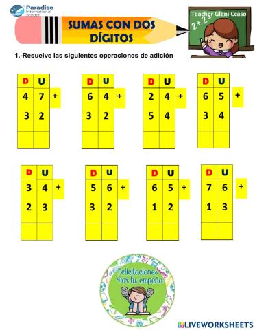 Hojas de ejercicios interactivas en 120 idiomas