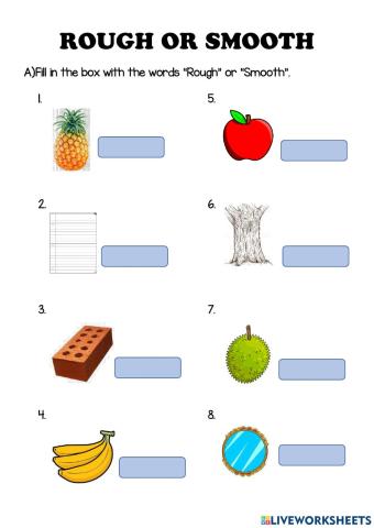 smooth objects worksheets