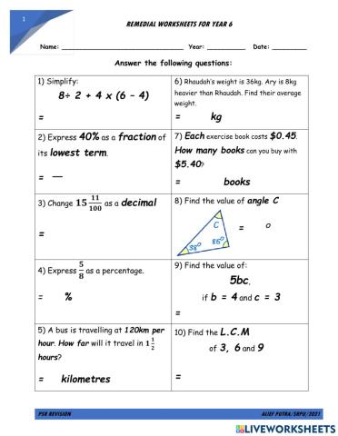 evian123 | Live Worksheets
