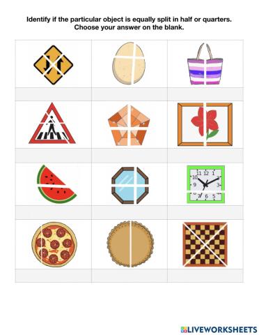 objects that are half circles