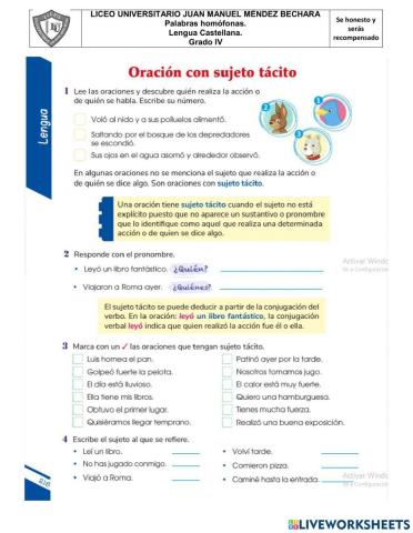 Hojas de ejercicios interactivas en 120 idiomas | LiveWorksheets