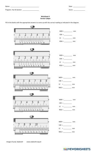 2002287 Vernier Caliper Edward Alonzo