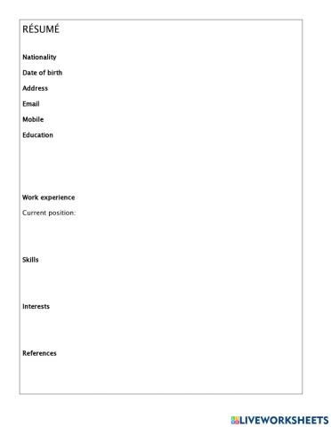 Alexander Beltran | Live Worksheets