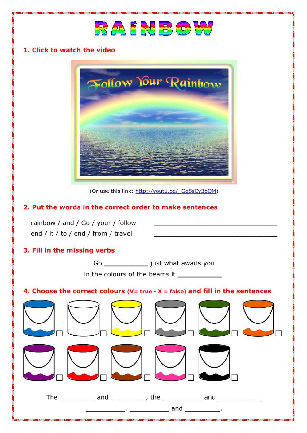44785 | Rainbow | kristine44 | LiveWorksheets