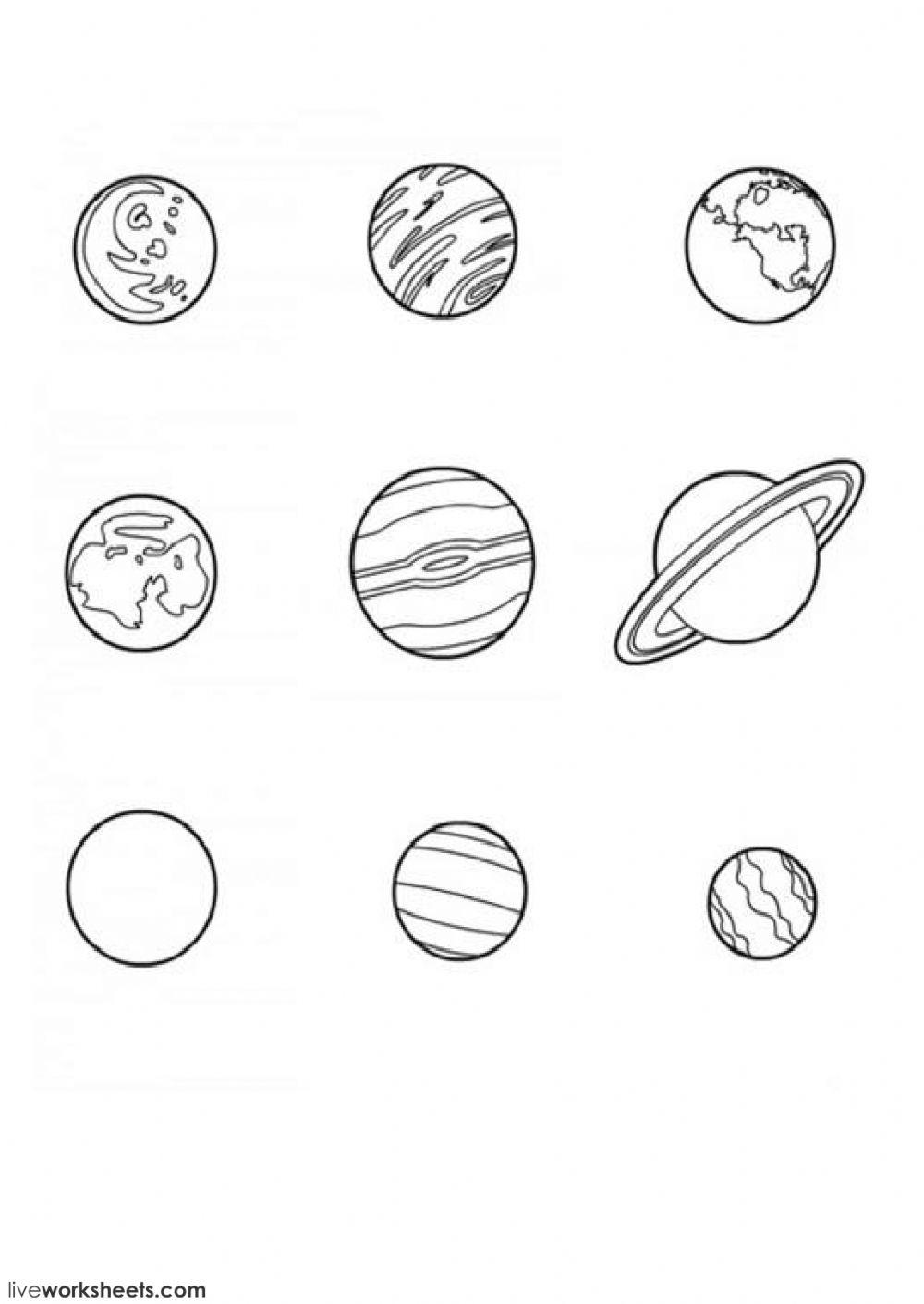 SOLAR SYSTEM worksheet | Live Worksheets