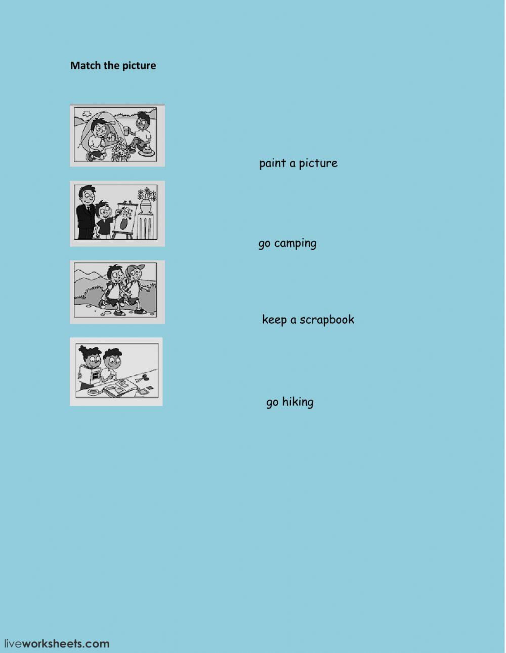 Free time activities interactive worksheet | Live Worksheets