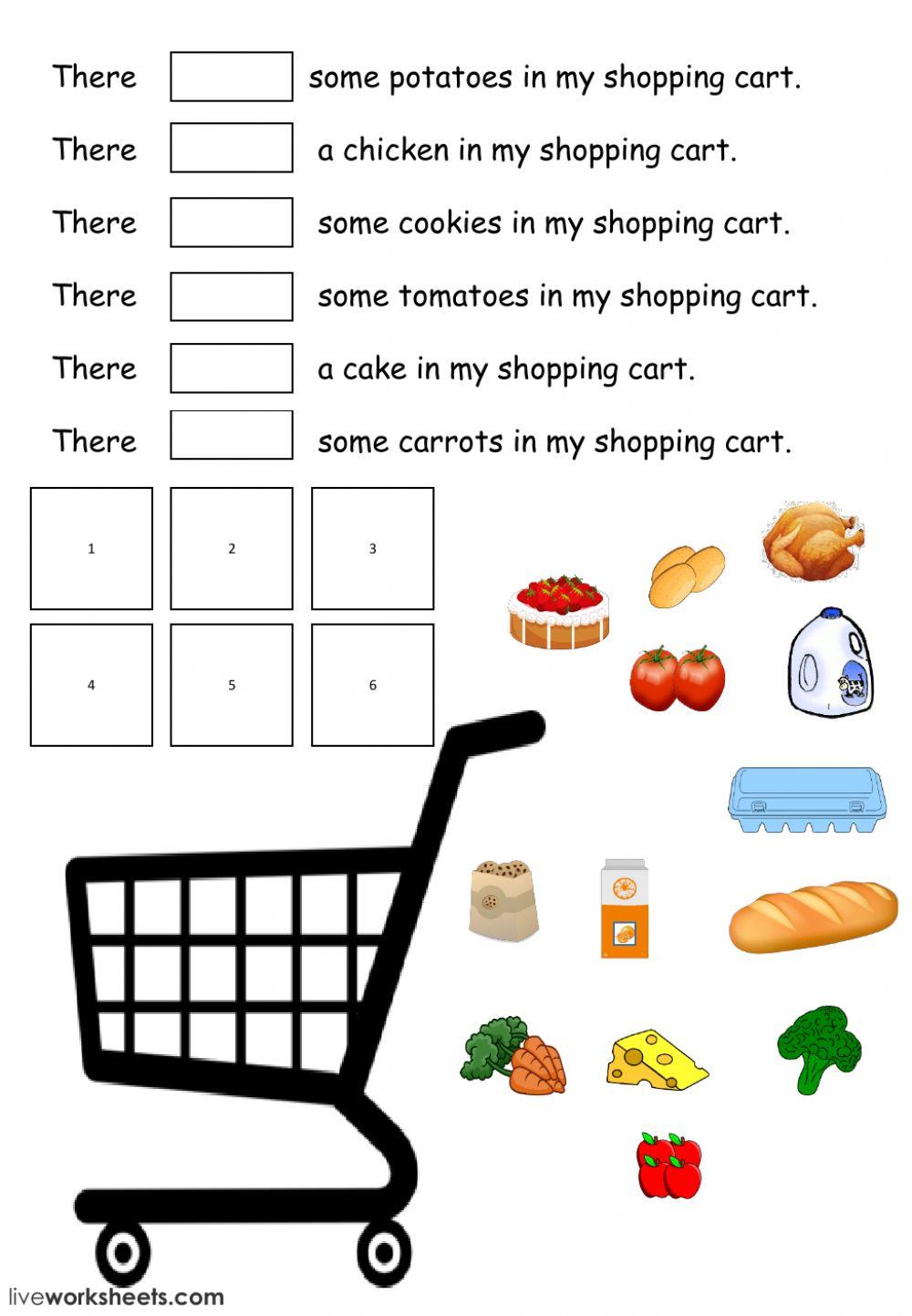 What's in my sh… | Free Interactive Worksheets | 5390710
