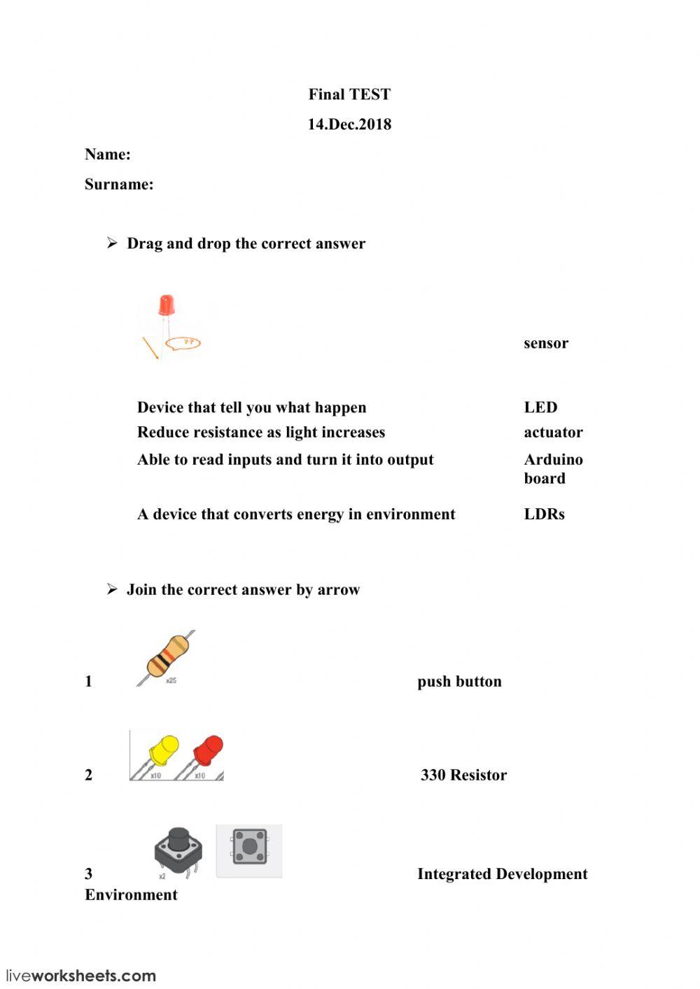 Final Exam worksheet | Live Worksheets