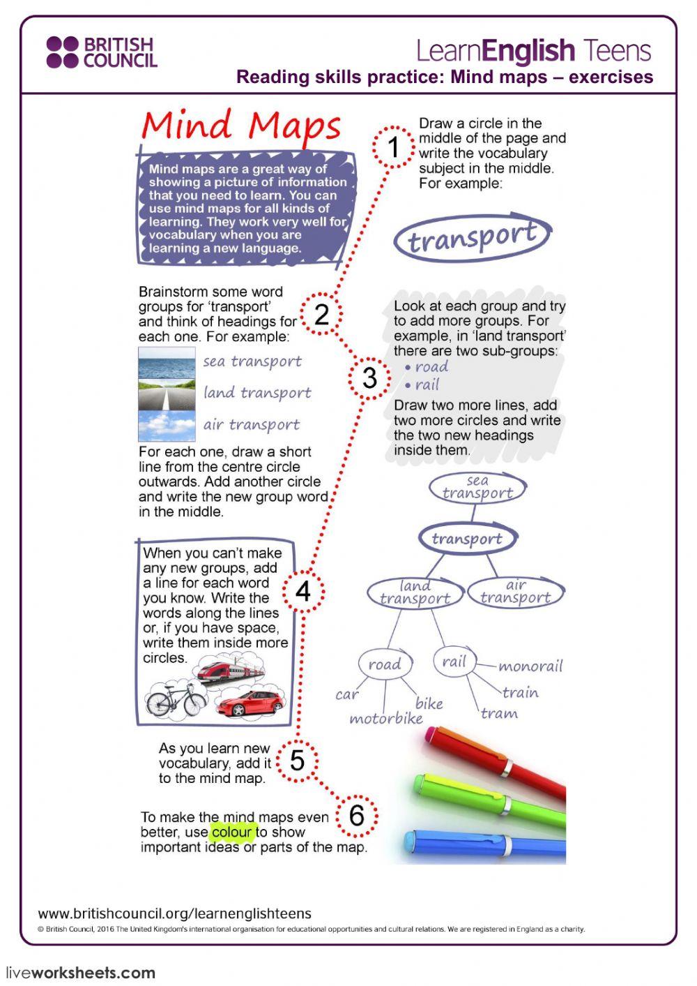 5387629 | Reading: mind maps (A2 level) | mfern669
