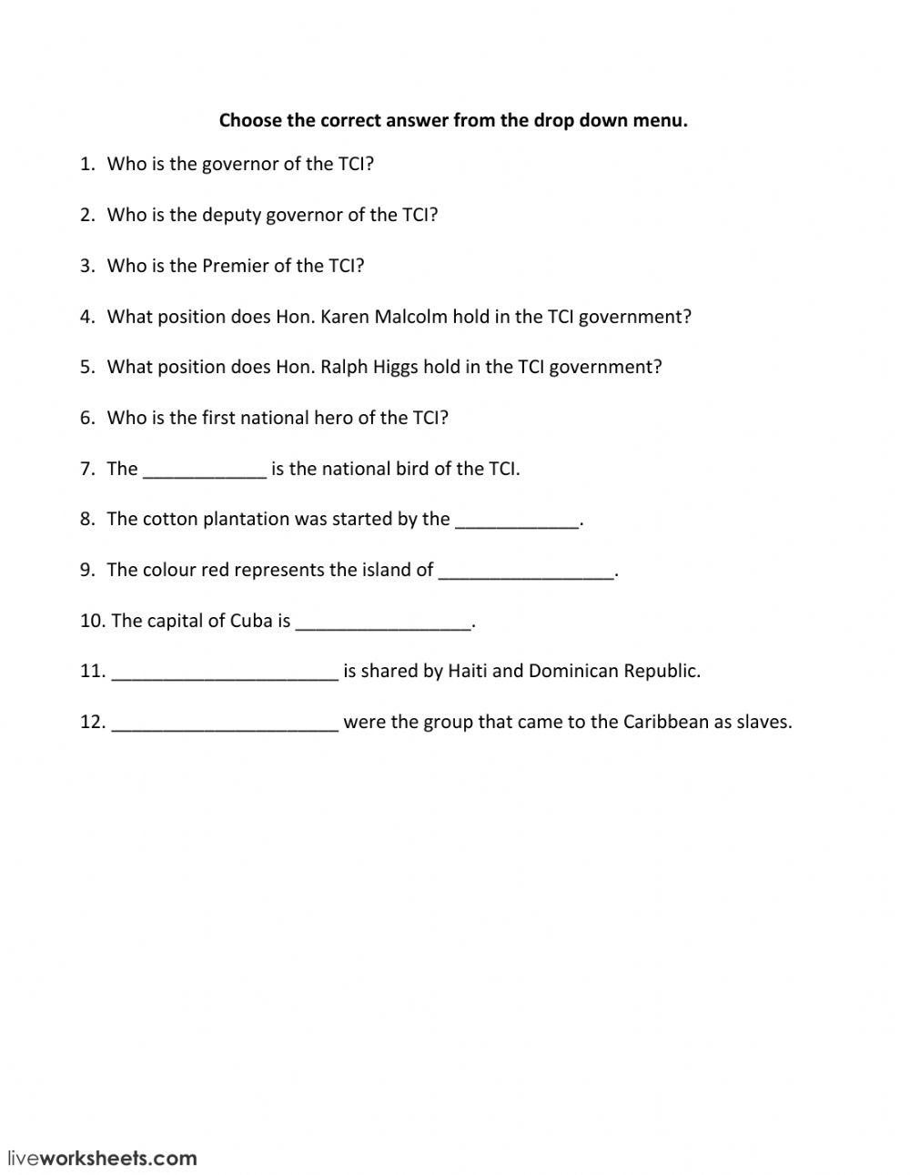 TCI Worksheet Live Worksheets tci-worksheet-live-worksheets