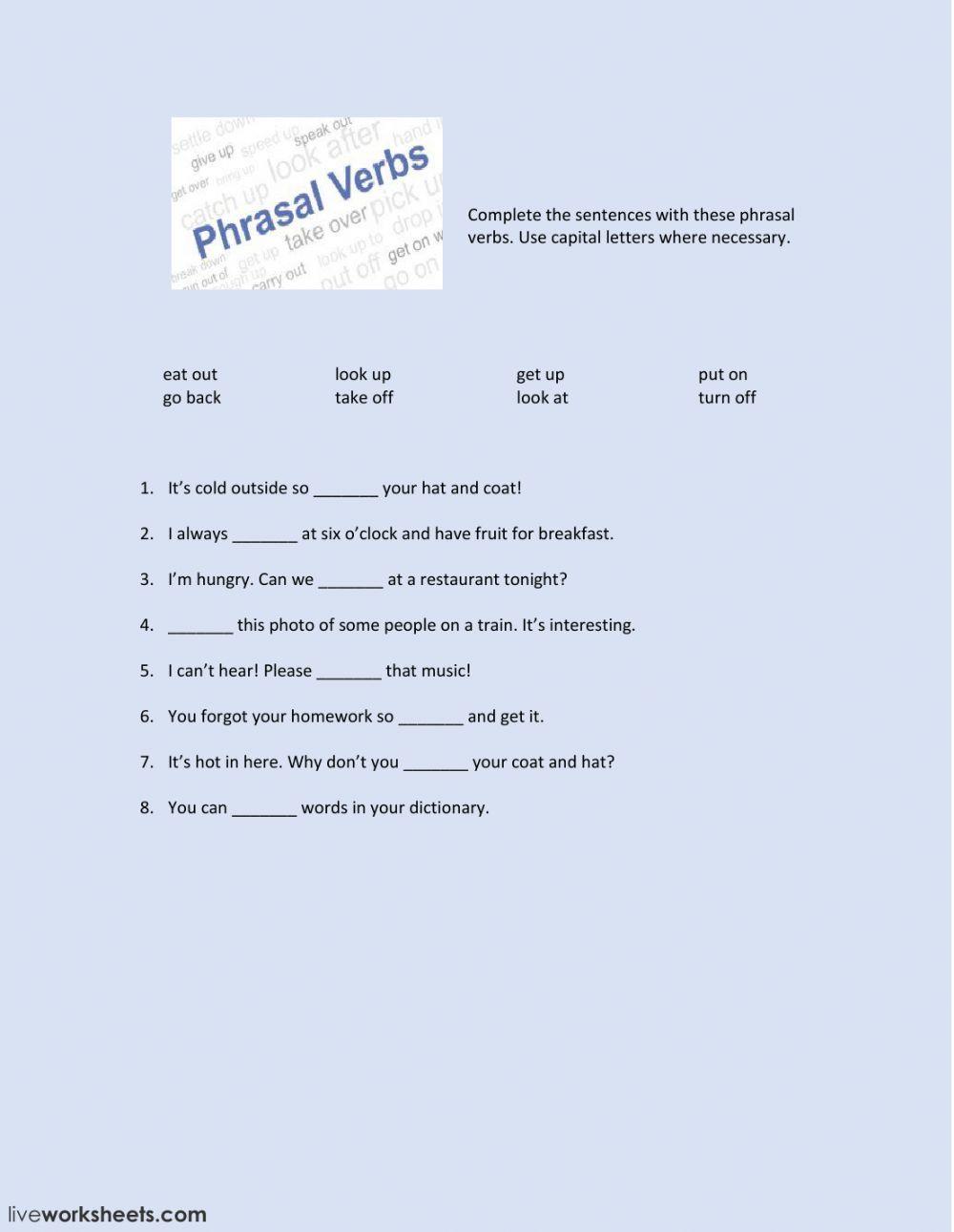 46834 | Phrasal verbs | roselaguna | LiveWorksheets