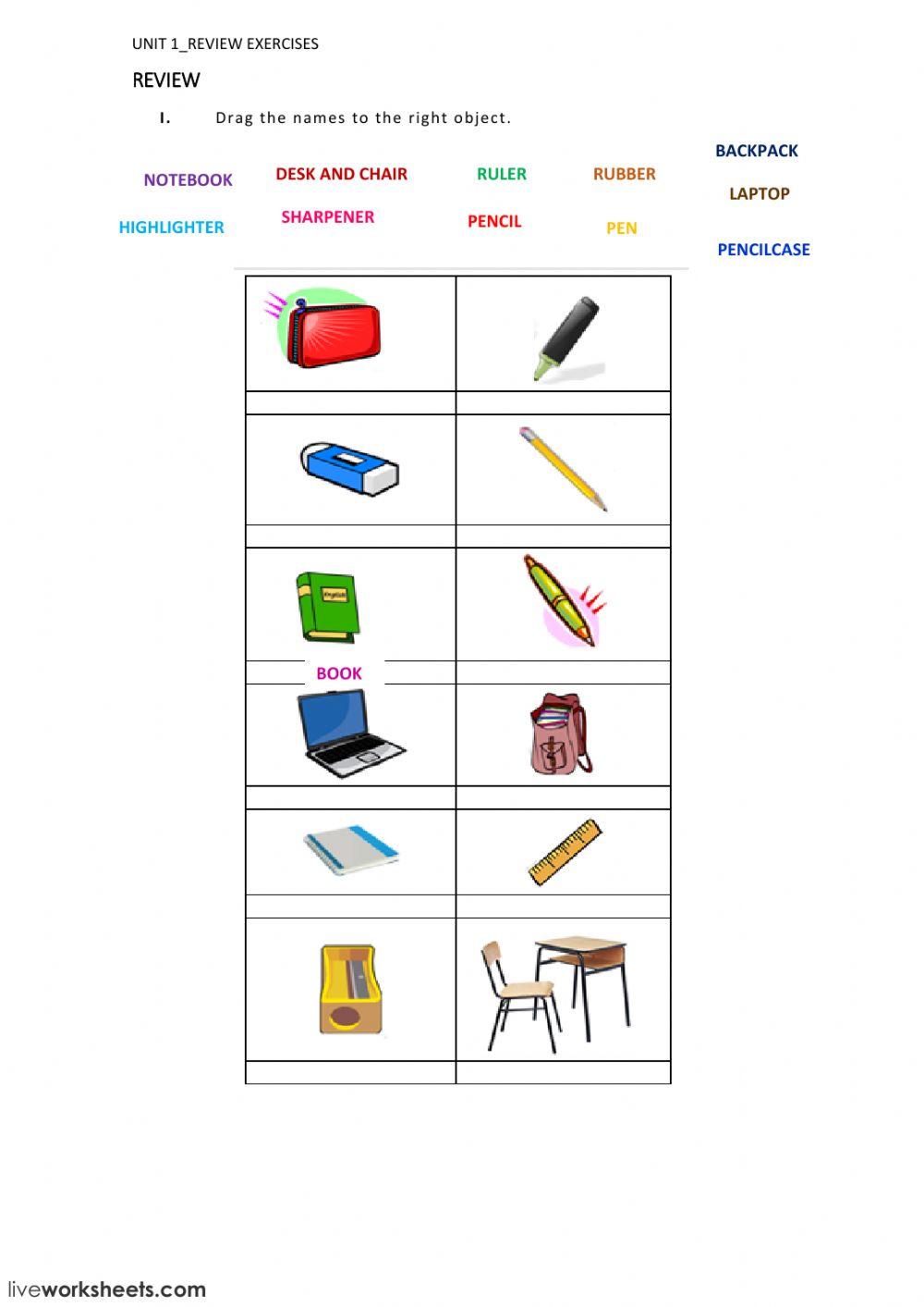 Review B worksheet | Live Worksheets