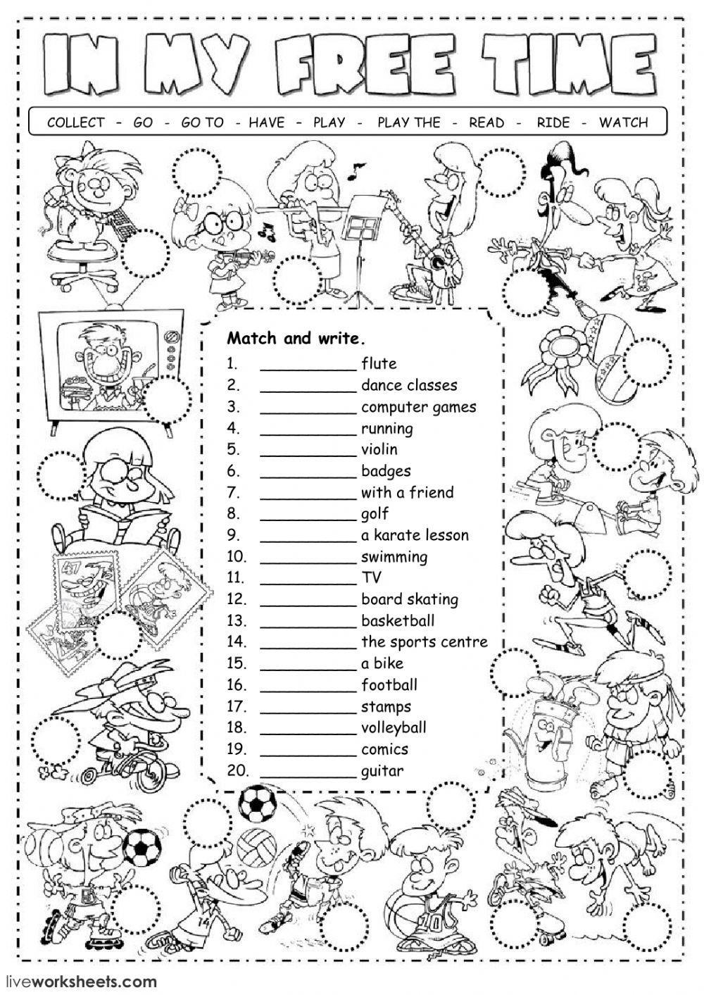 Free Time Activities Worksheet Live Worksheets free-time-activities-worksheet-live-worksheets