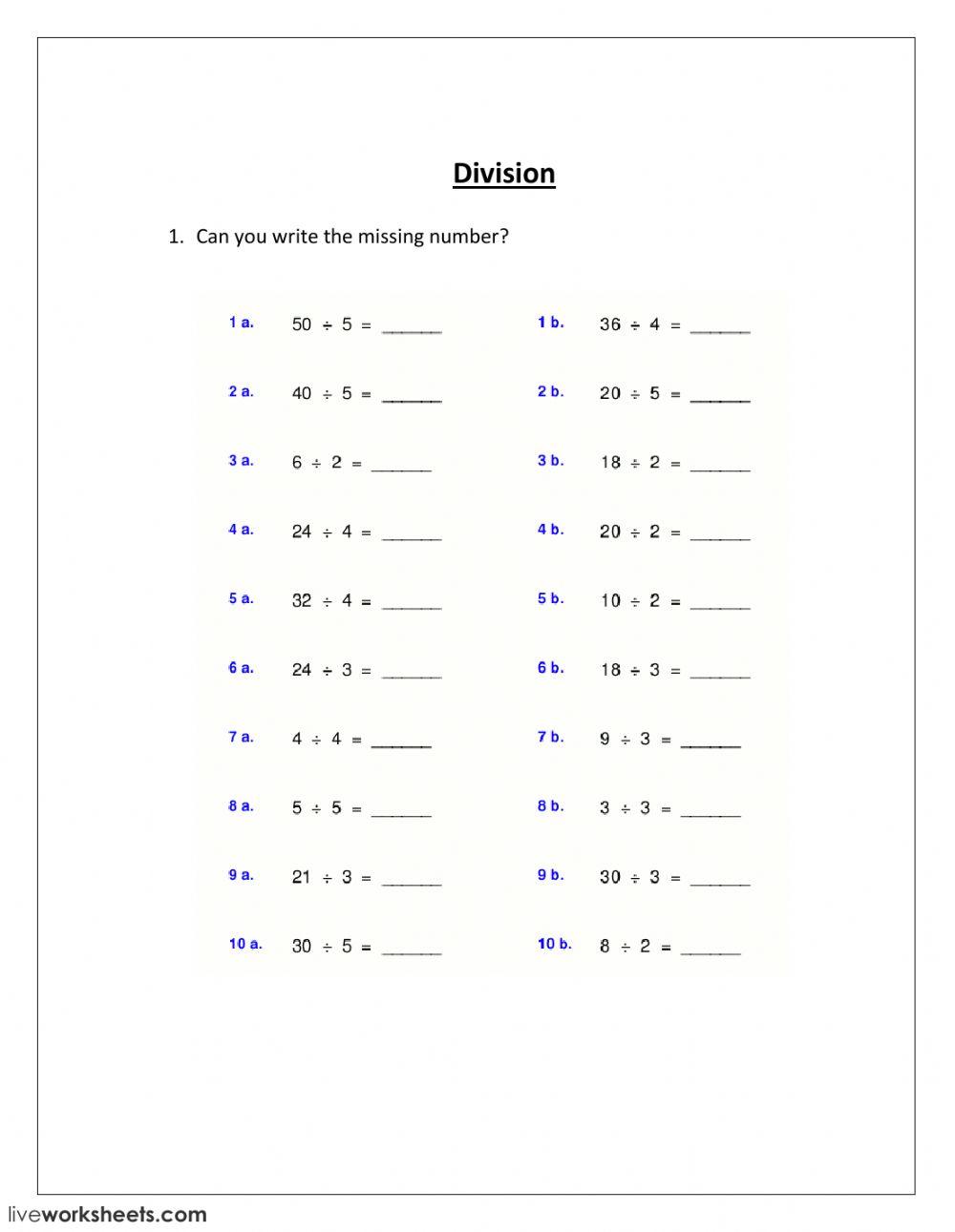 Math Revision 2 worksheet | Live Worksheets