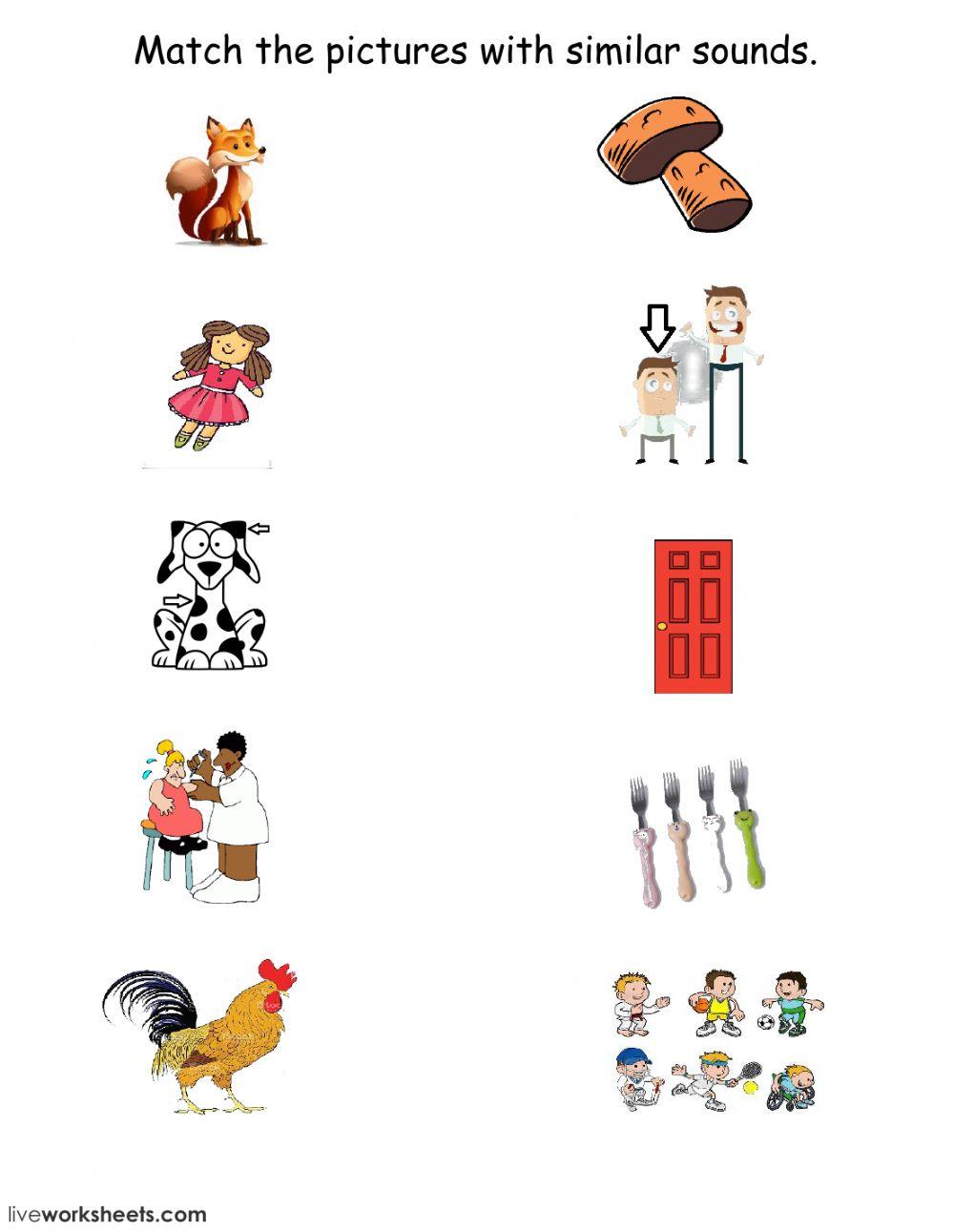 47796 | Match the pictures with similar sounds | mcollino