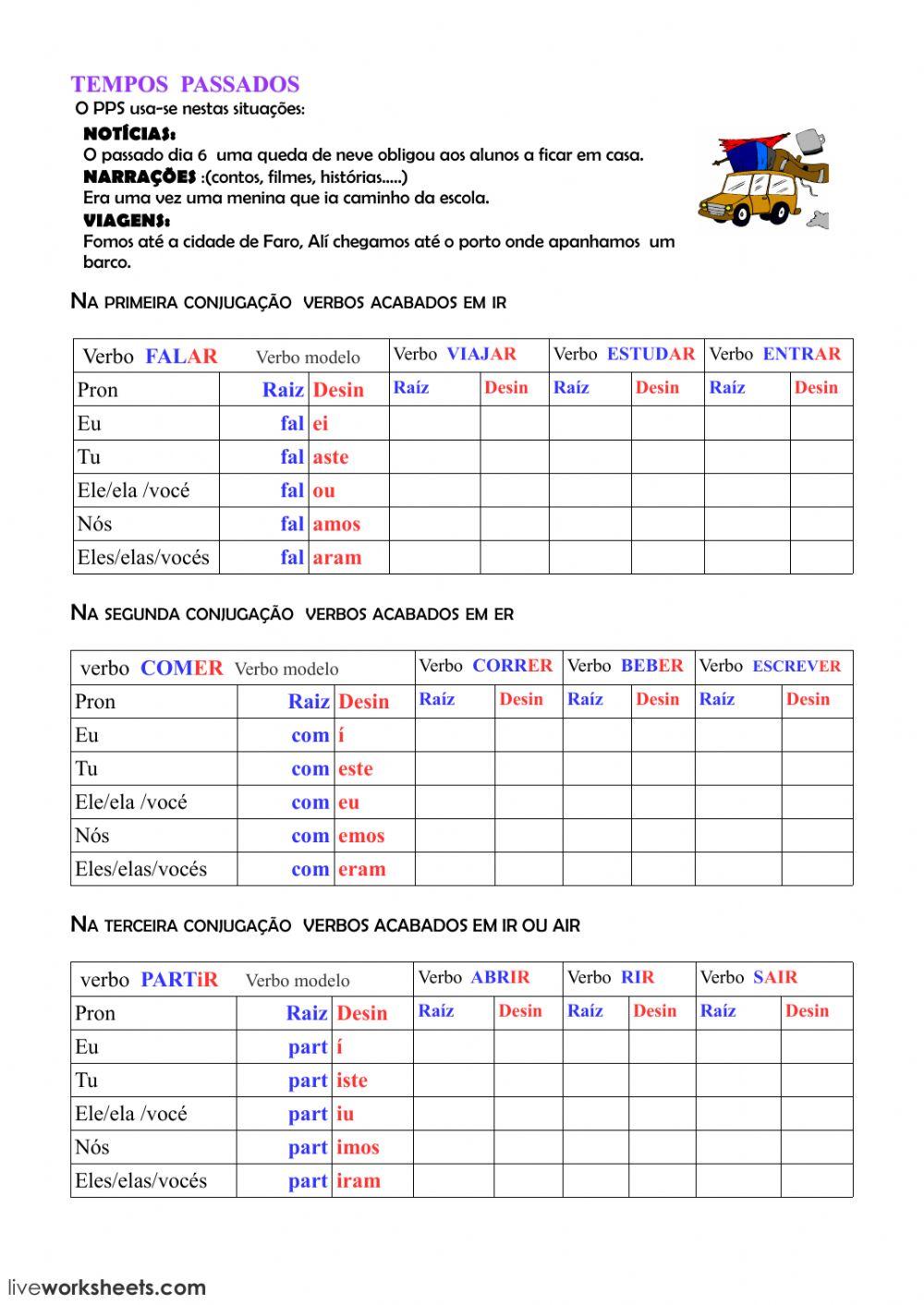 Gramática 04-ve… | Free Interactive Worksheets | 48263