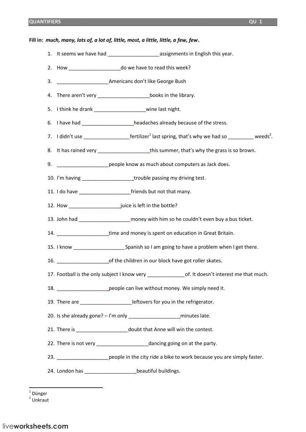 a lot of lots o… | Free Interactive Worksheets | 48383