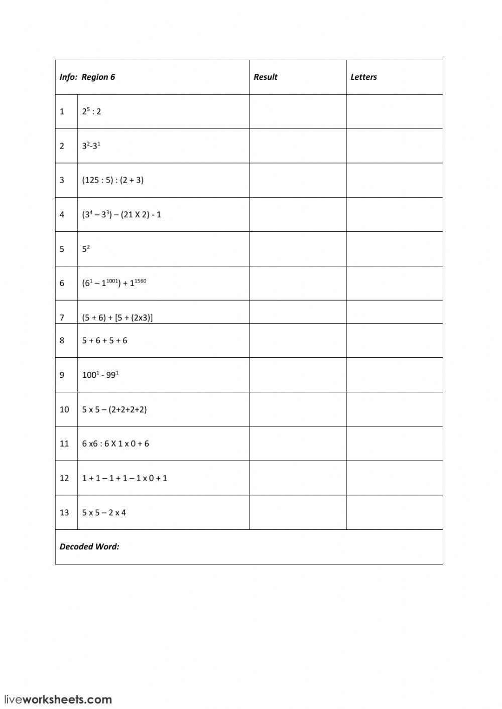 Worksheet interactive exercise for Grade 3 | Live Worksheets