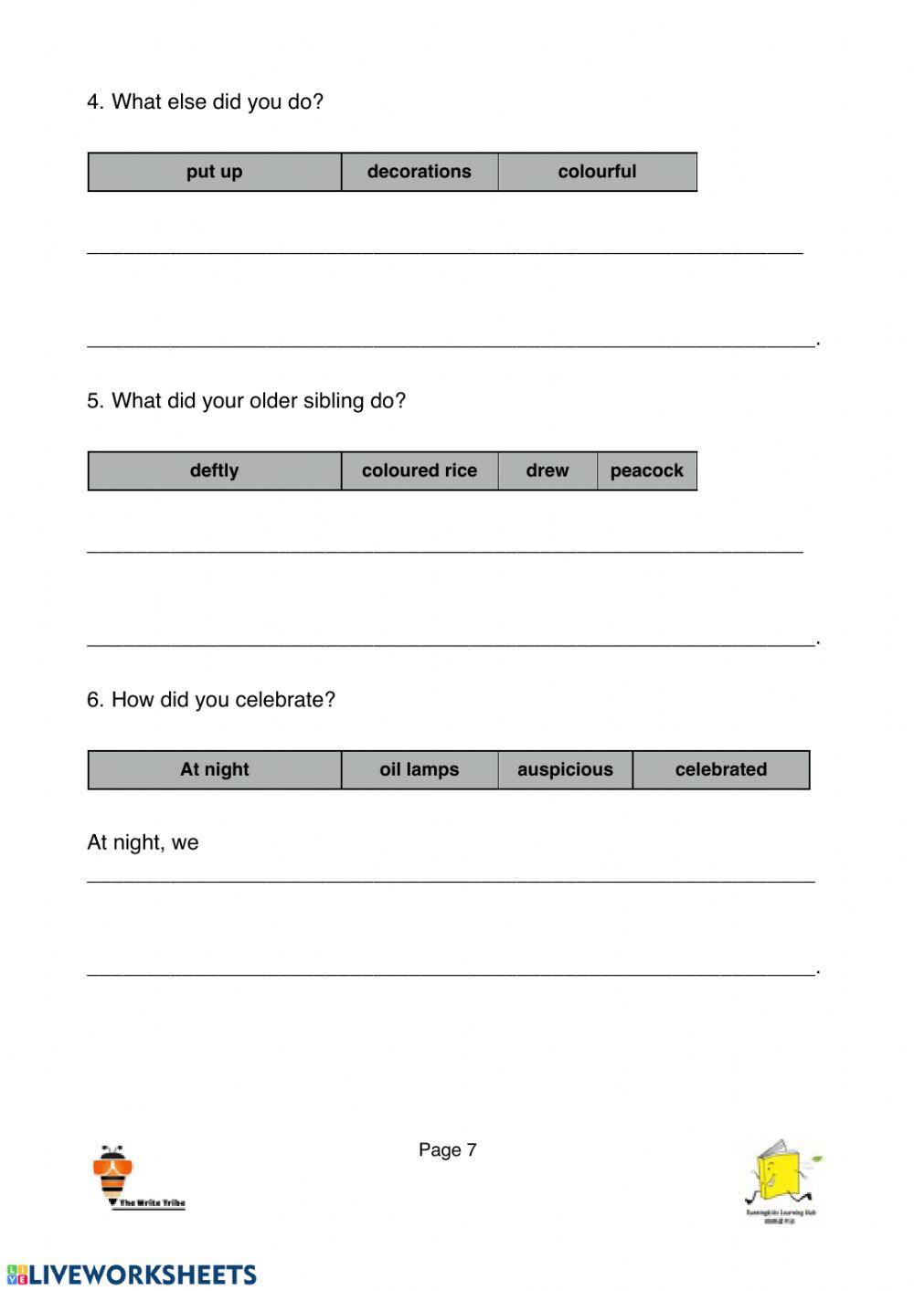 Week 14 English Mastery P1 worksheet | Live Worksheets