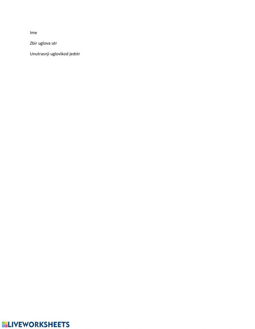 Mat worksheet | Live Worksheets