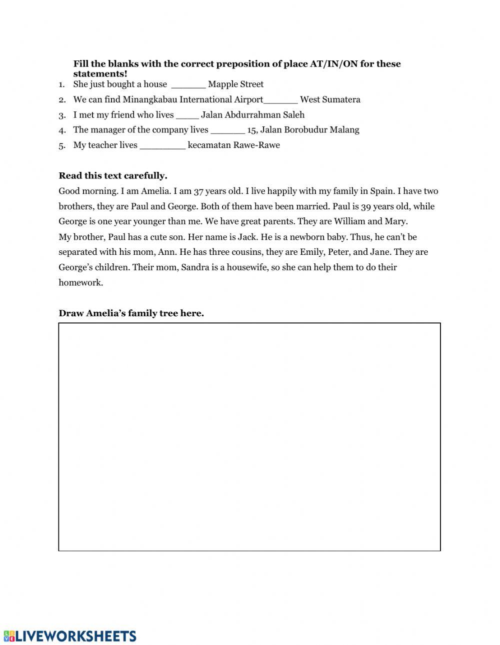 Introducing Sel… | Free Interactive Worksheets | 55810