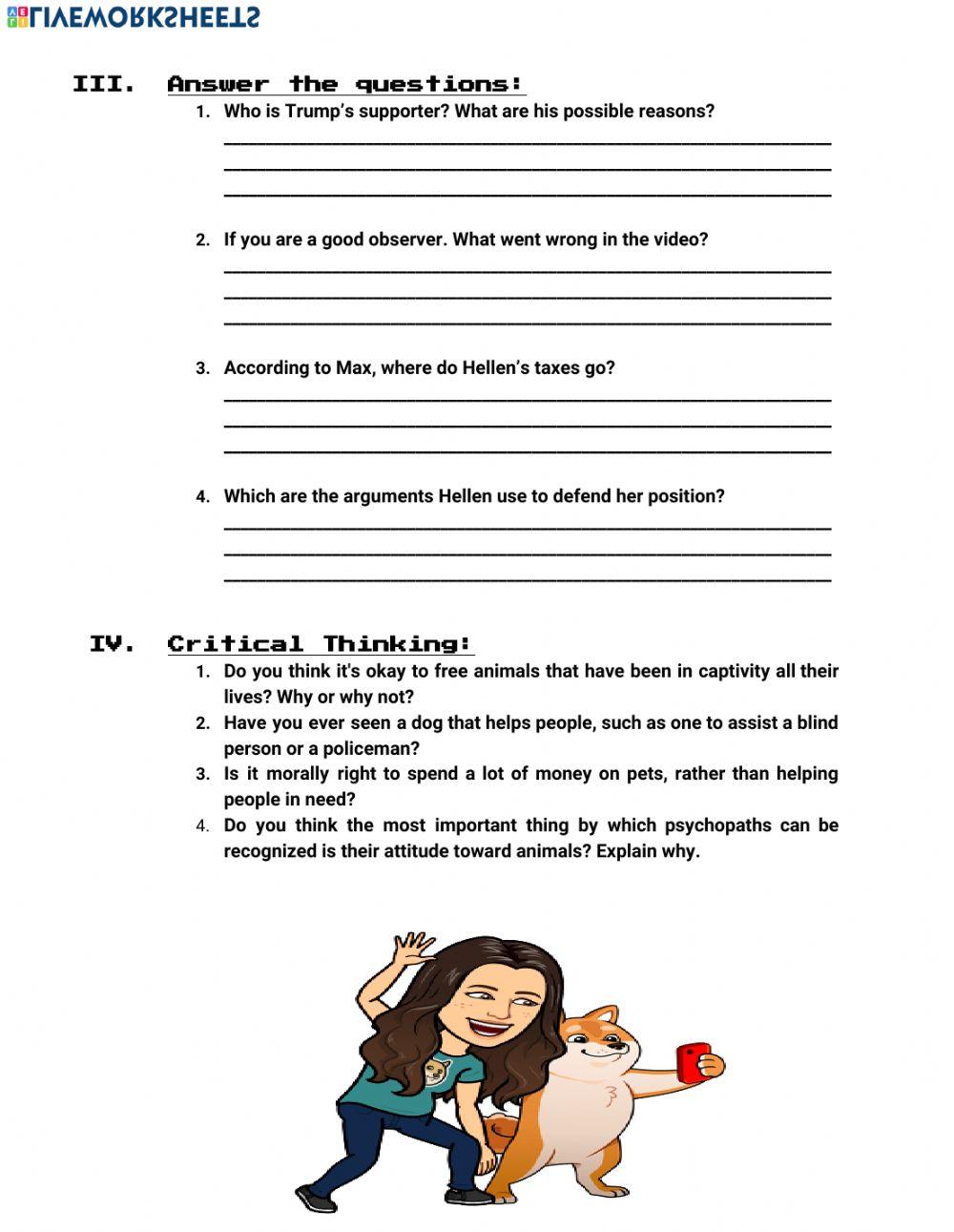 SNL Translator Video Session worksheet | Live Worksheets