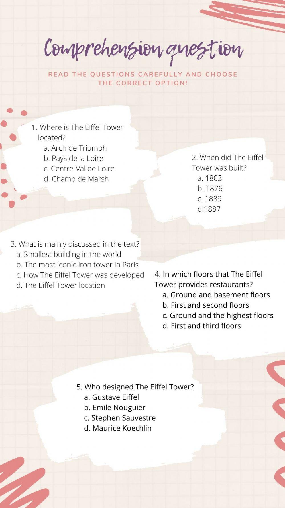 56163 | Comprehension question | Theresia Sherina Sinaga