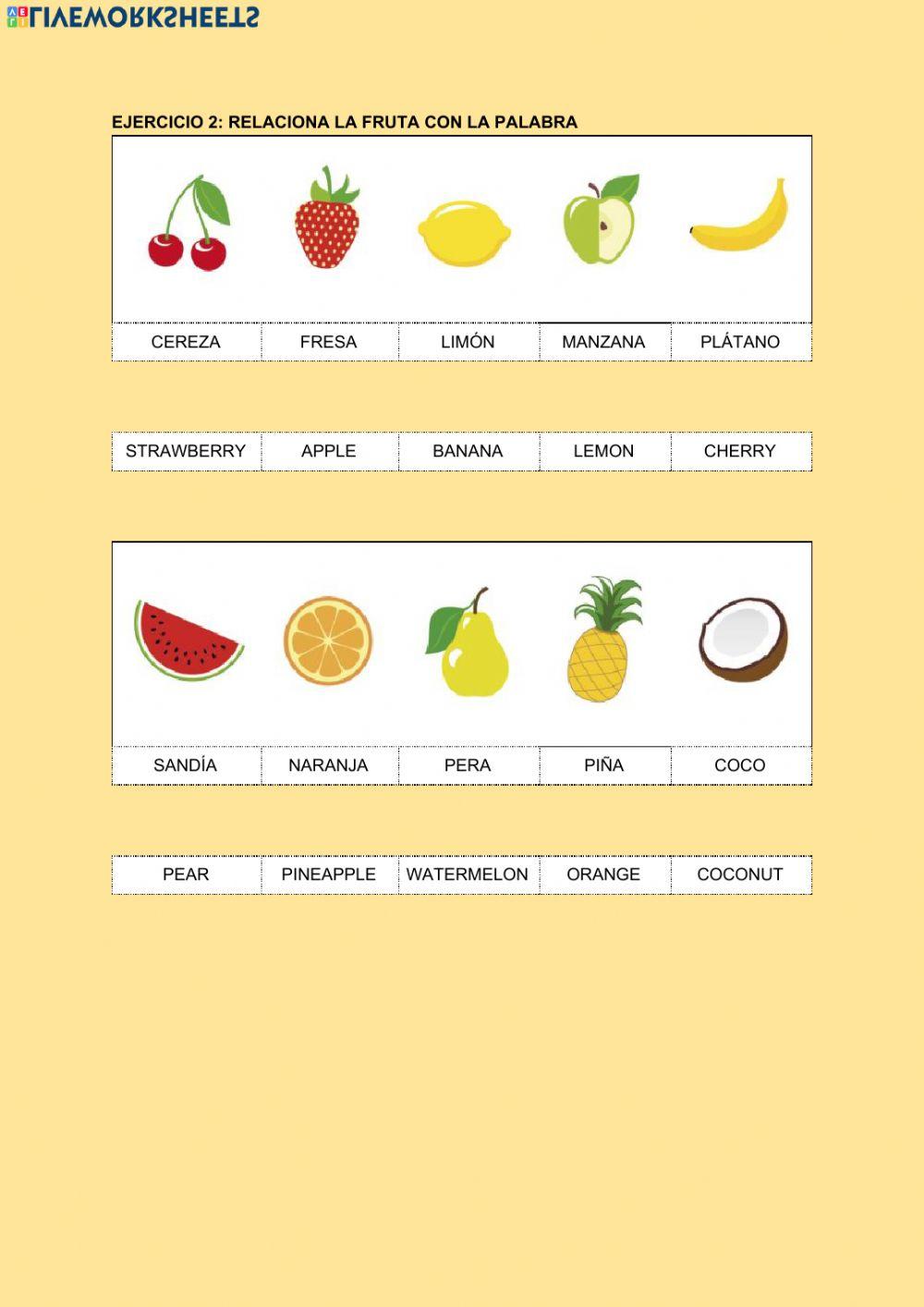 55433 | Fruits | aavino | LiveWorksheets