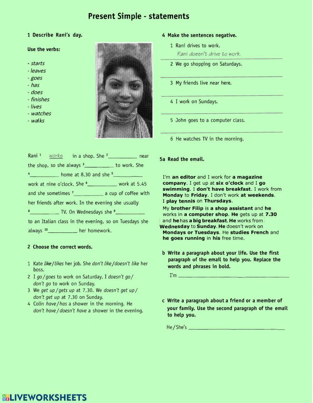 56734 | Present Simple Statements | AlinaRyabokon