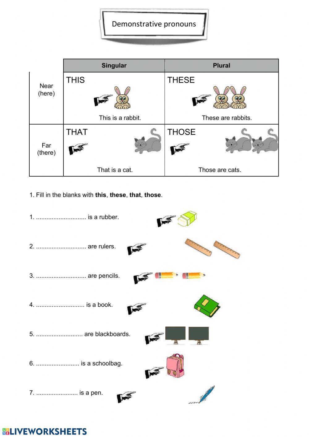 Demonstrative Adjectives Interactive Worksheet Live Worksheets demonstrative-adjectives-interactive-worksheet-live-worksheets