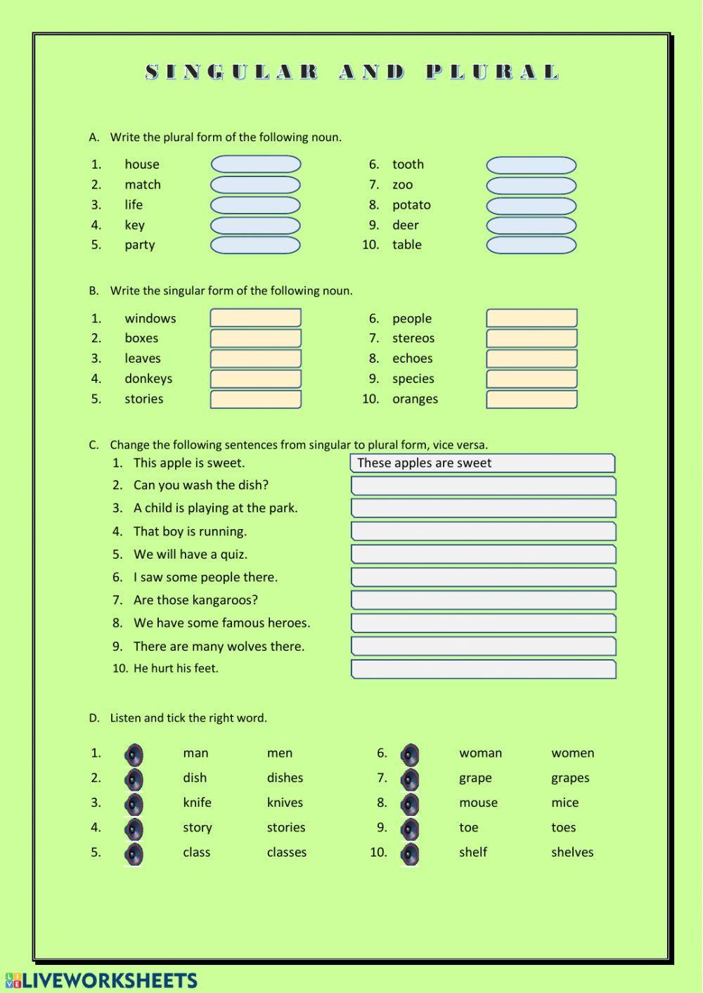 Singular And Plural Interactive Worksheet Live Worksheets singular-and-plural-interactive-worksheet-live-worksheets