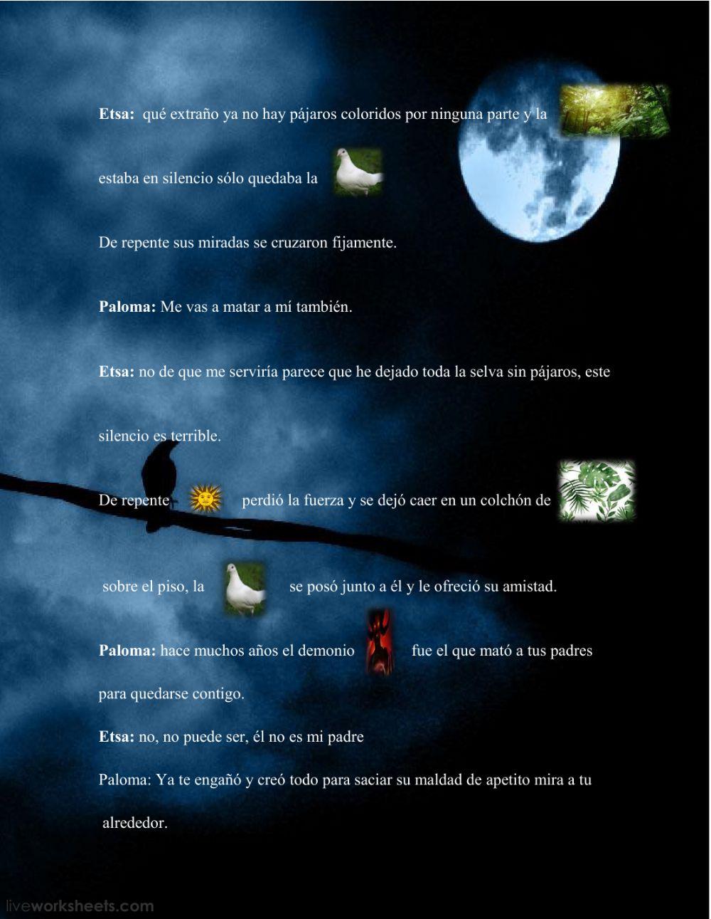 Mito de Etsa e … | Free Interactive Worksheets | 50467