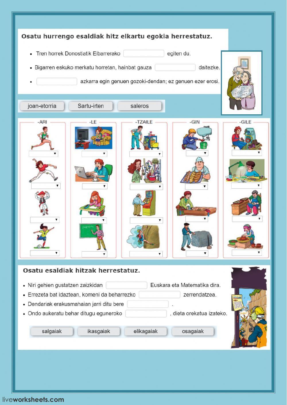 50768 | Lexiko 2 | garaitz | LiveWorksheets