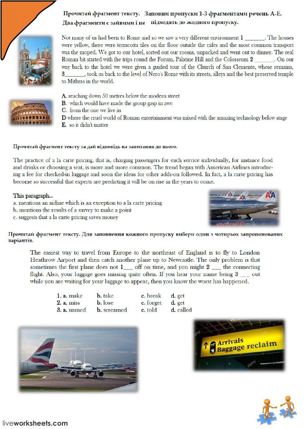 50362 | Travelling | Alex | LiveWorksheets