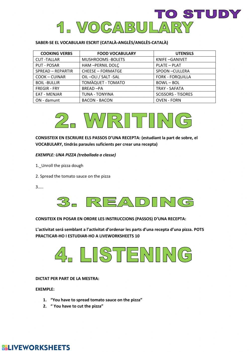 Per estudair worksheet | Live Worksheets